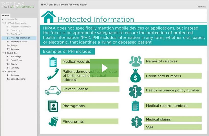 HIPAA and Social Media for Home Health [Course Preview]