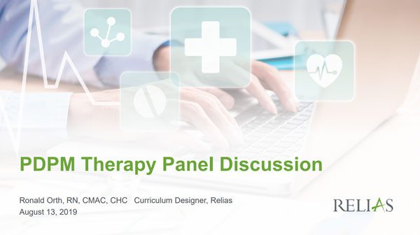 Therapy Experts Talk PDPM [Webinar]