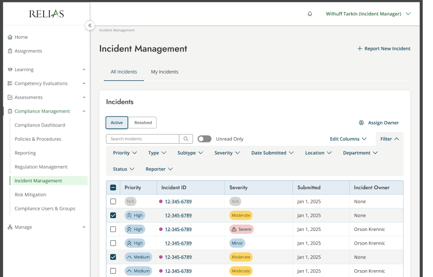 Incident Pro | Relias