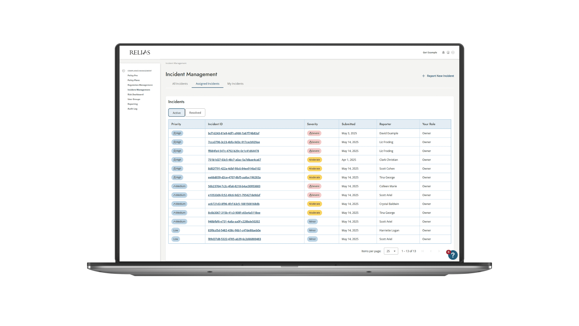 Incident Pro | Relias
